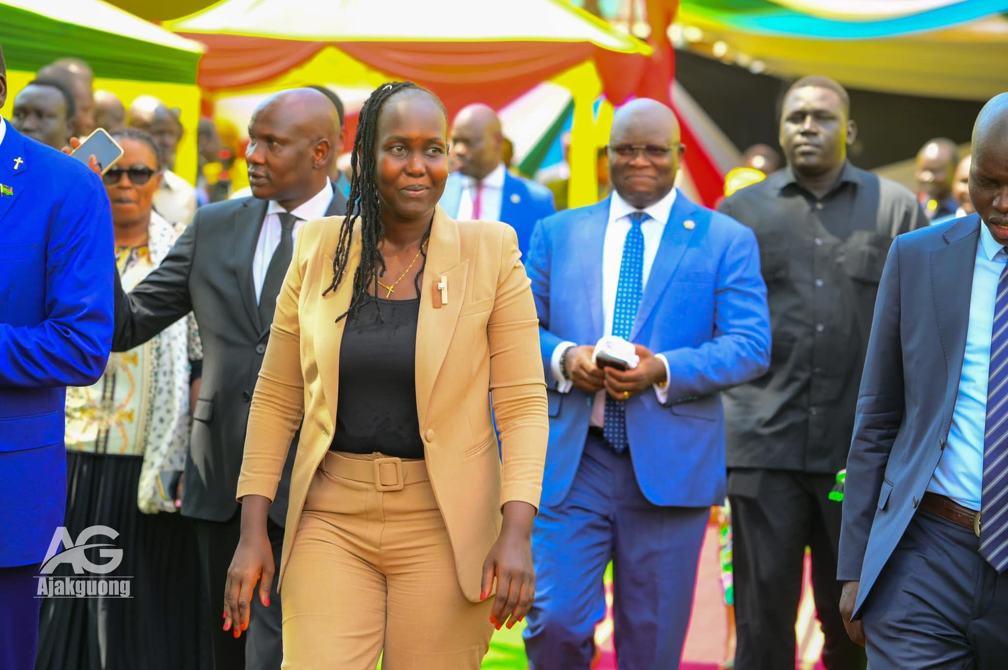 Hon. Atong Kuol Manyang Juuk visits Vice President H.E Dr. Benjamin Bol ...