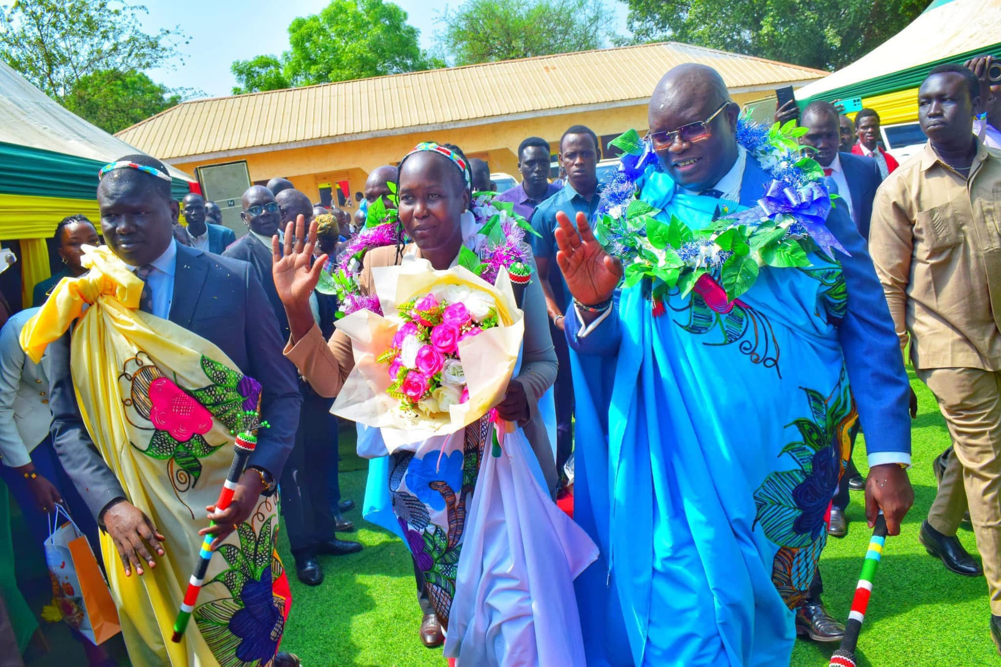 Hon. Atong Kuol Manyang Juuk visits Vice President H.E Dr. Benjamin Bol ...