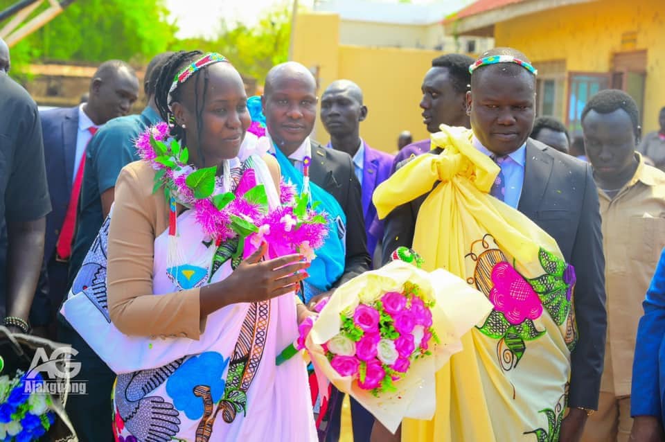Hon. Atong Kuol Manyang Juuk visits Vice President H.E Dr. Benjamin Bol ...